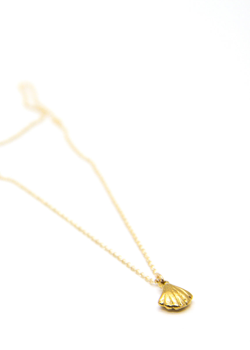 Single Necklace Mini Shell Gold – Mina De Mar