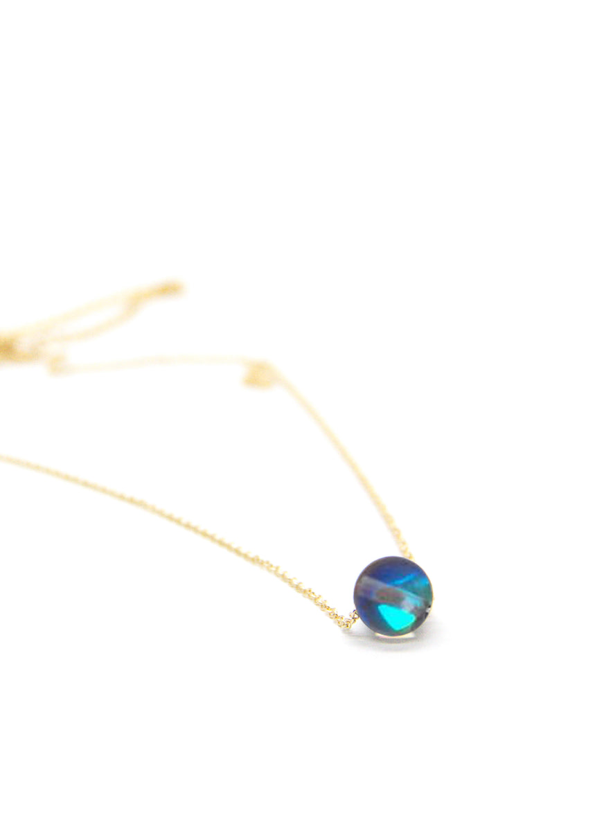 Single Necklace Magic Blue Pearl – Mina De Mar